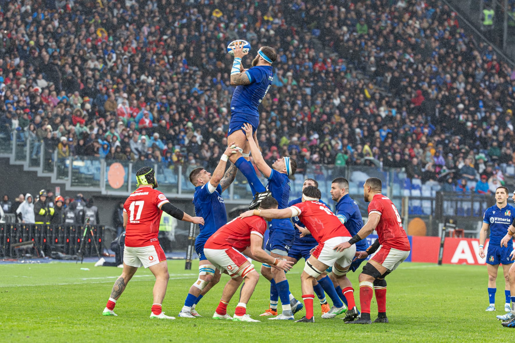20250208 - Italia Galles - Sei Nazioni di Rugby - Agrpress