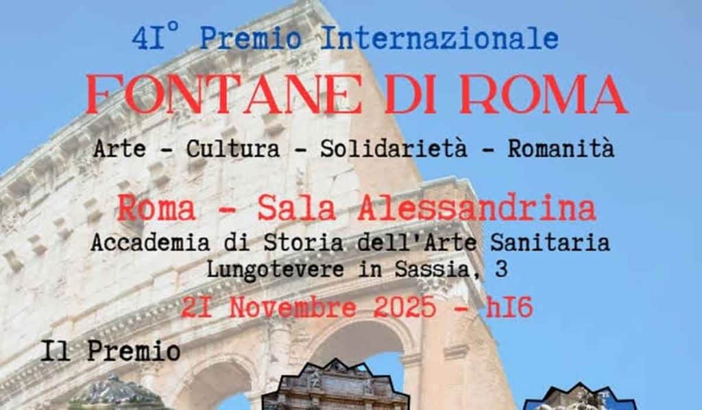 All’Accademia di Storia dell’Arte Sanitaria la 41ª Edizione del Premio ...